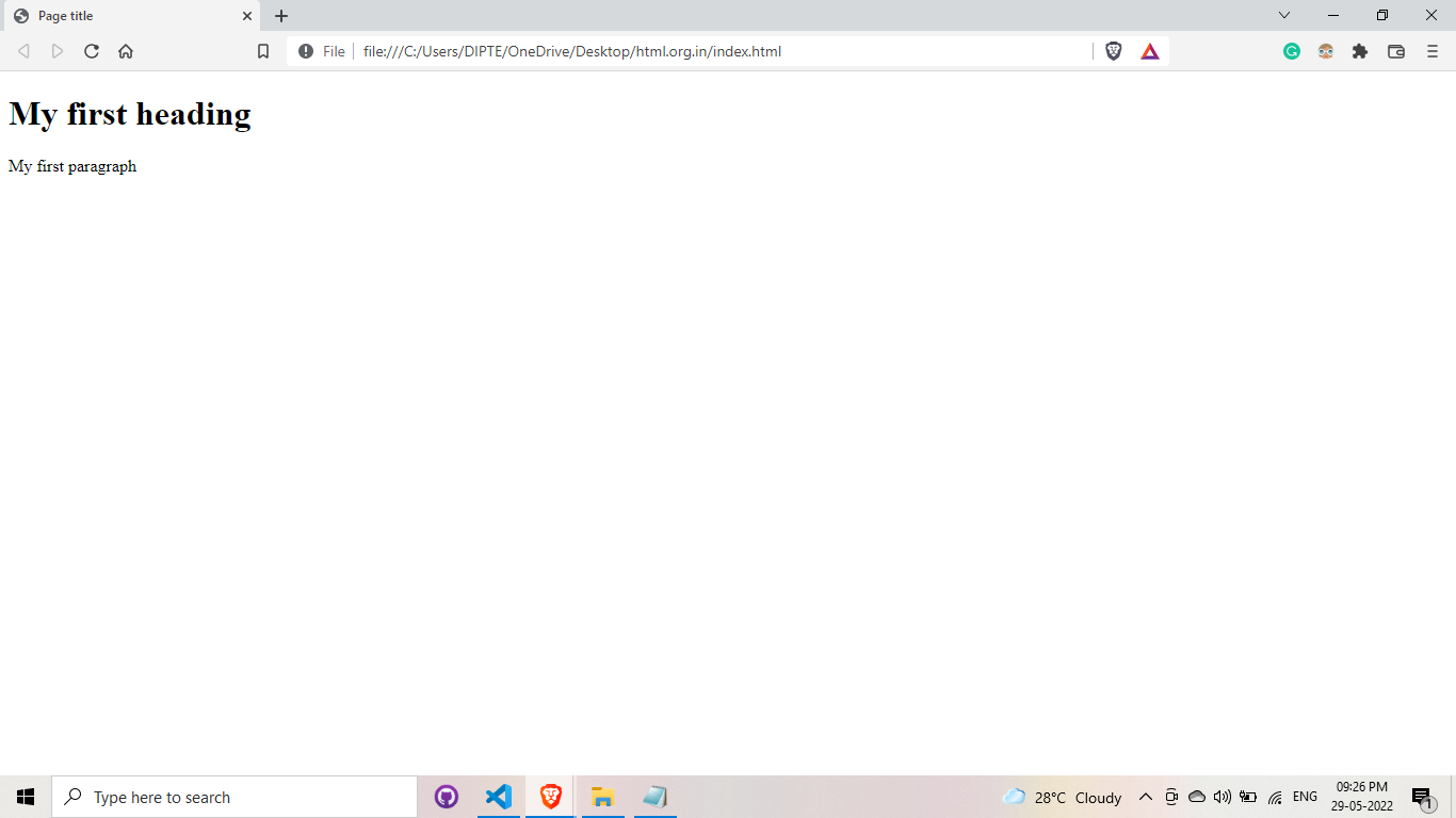 HTML Introduction - HTML.ORG.IN